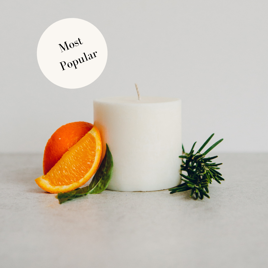 Orange Scented Candle Refill | Refillable Natural Candles | Pott ...